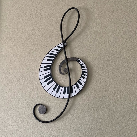 Wall Decor | Trouble Clef Music Element Wall Decor | Poshmark